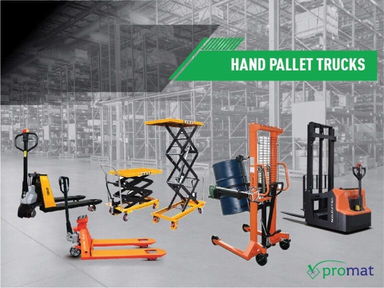 Xe Nâng Tay cao, thấp và có gắn cân điện tử - Hand Pallet truck