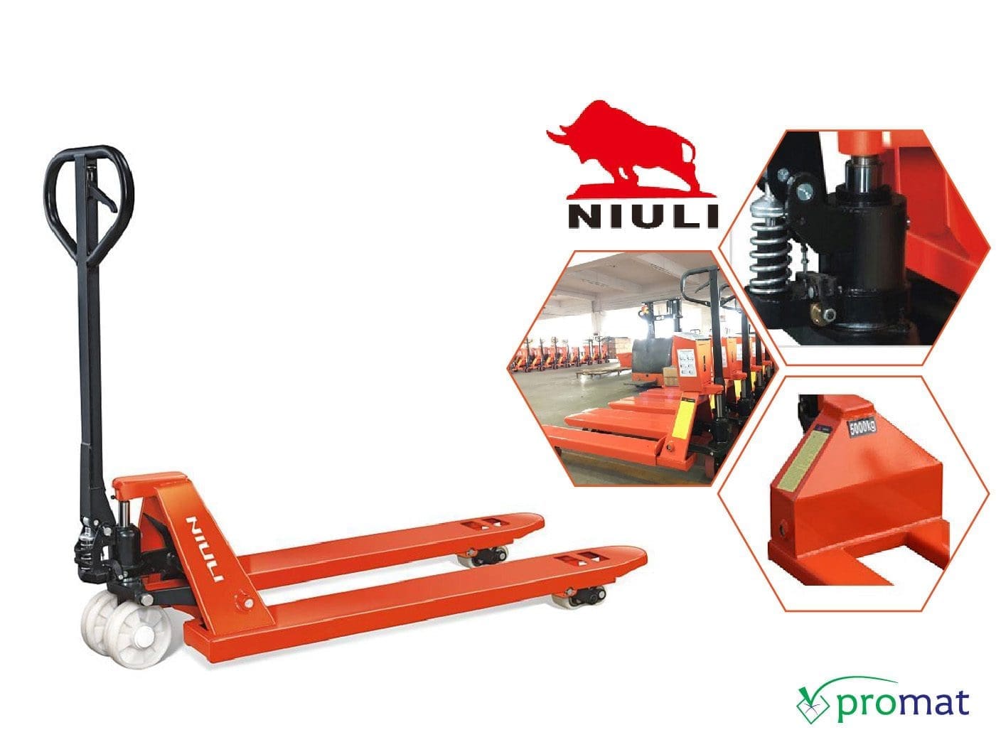 Xe nâng tay 3 tấn 2 tấn hãng Mitsubishi Bishamon Niuli Noblelift