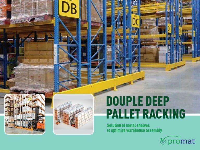 Kệ Double Deep Pallet Racking - Giá kệ sắt kho hàng công nghiệp