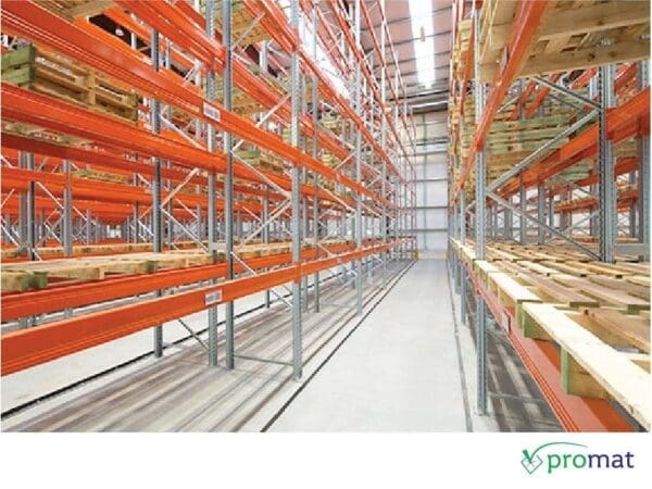 Kệ VNA Very Narrow Aisle Giá kệ sắt để hàng kho pallet hàng nặng