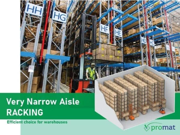 Kệ VNA Very Narrow Aisle Giá kệ sắt để hàng kho pallet hàng nặng