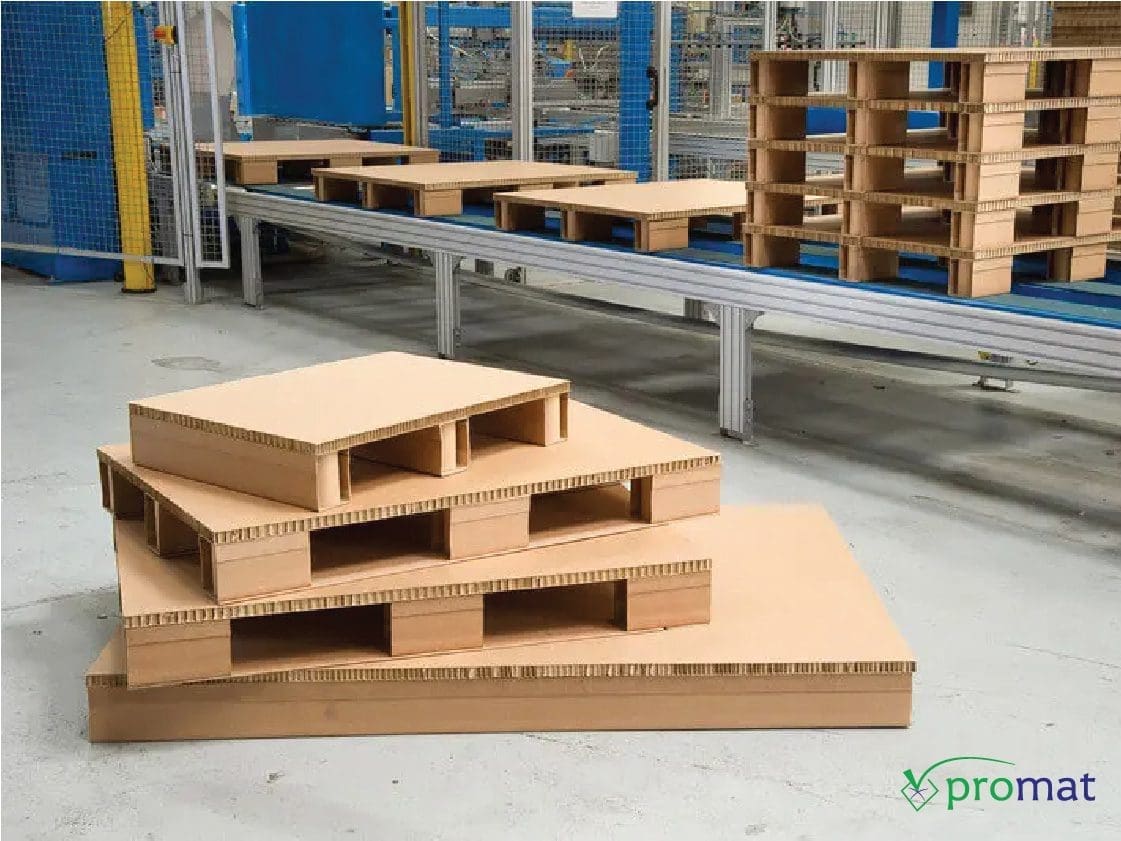 Pallet giấy tổ ong, giấy carton - Pallet thùng giấy giá rẻ - PROMAT