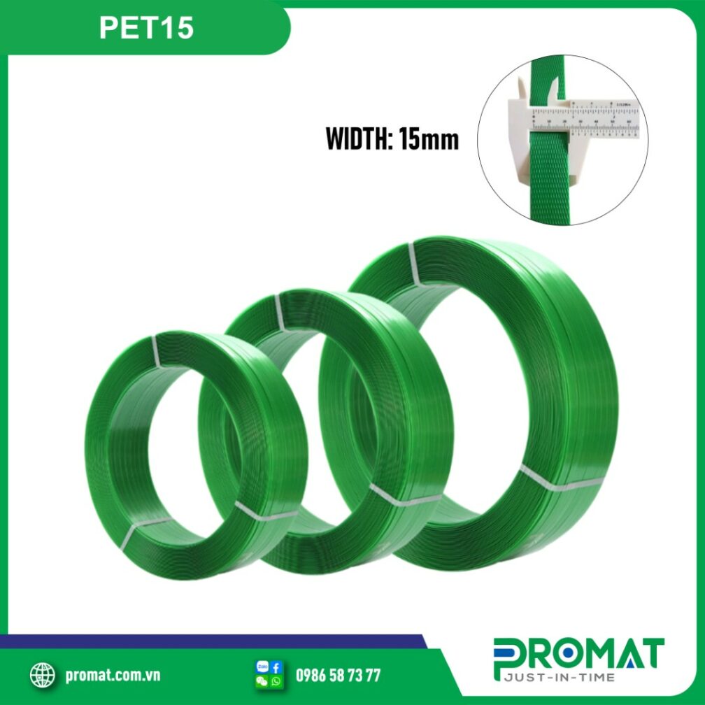 Dây đai nhựa PET 15mm