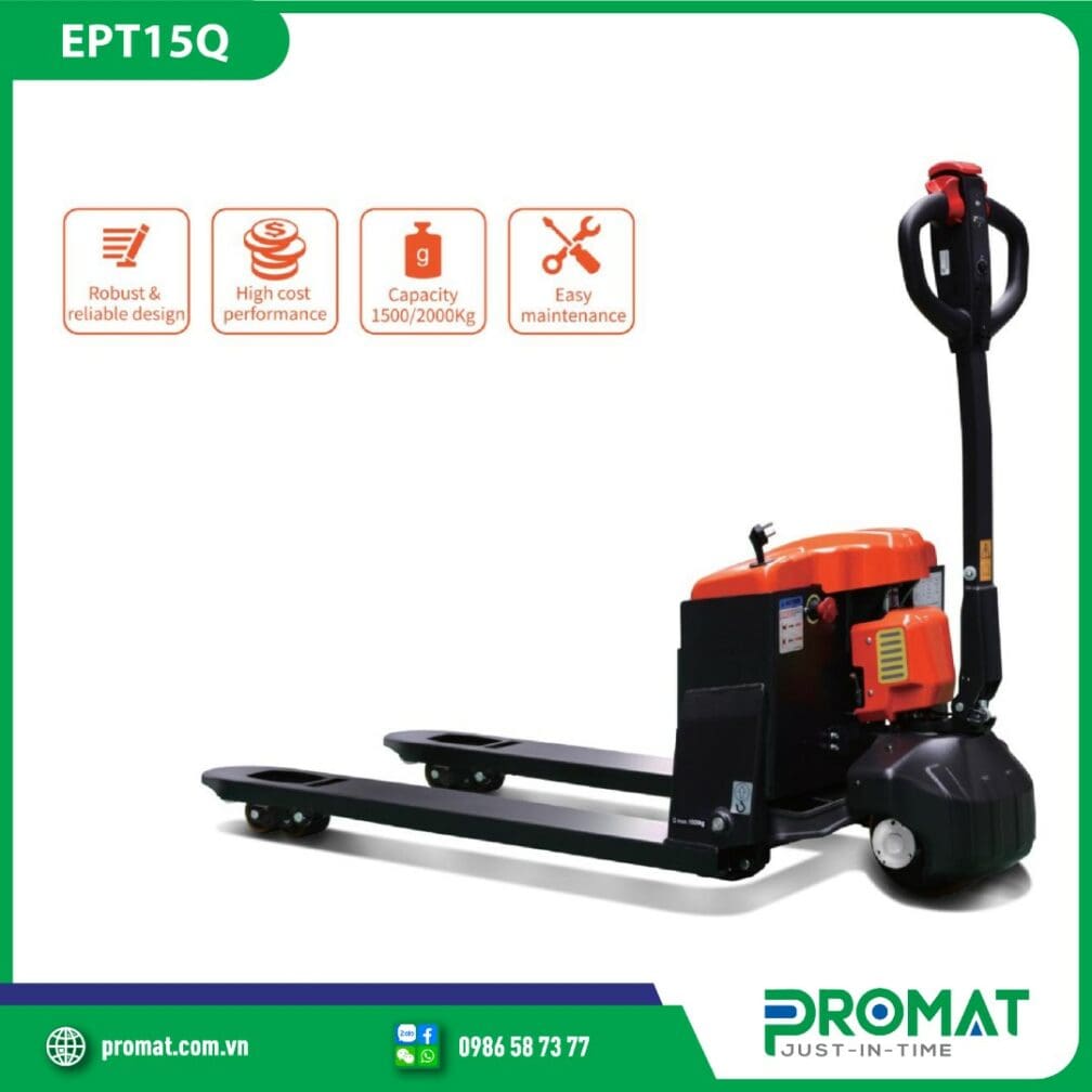 Xe Nâng Điện Thấp Noblelift EPT15Q - Promat Việt Nam